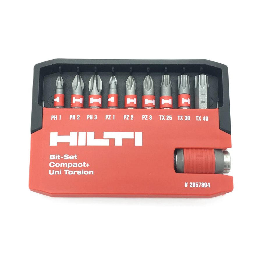 Hilti-Bit-Set: Hochwertige Torsions-Bits für Holz - Bauzone24